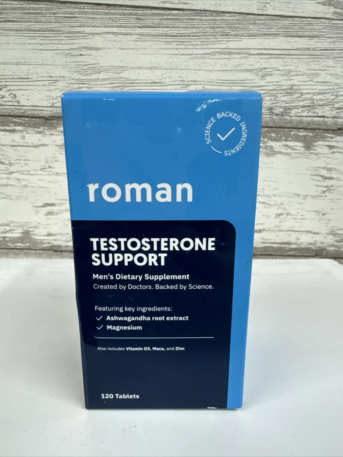 Roman Testosterone Support Vitamin Tablet - 120 Count (2235075) for ...