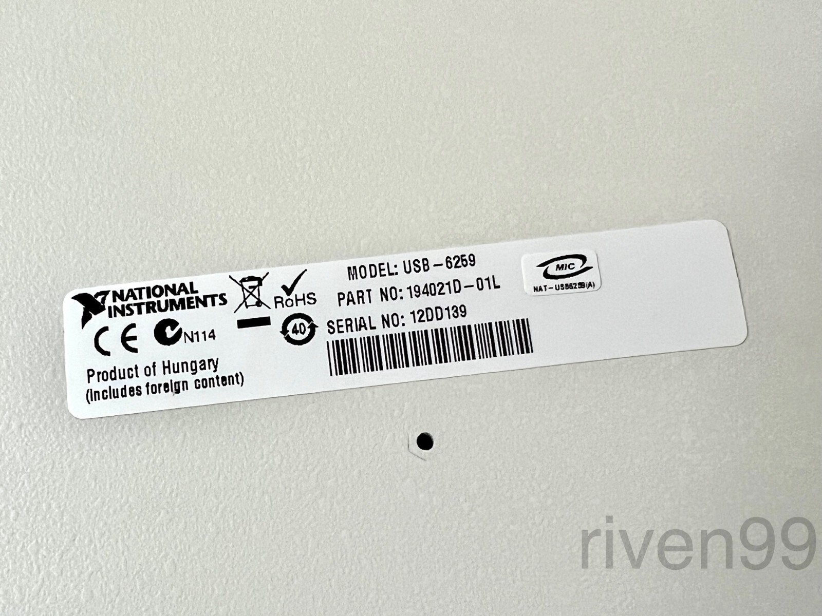 National Instruments USB-6259 Multifunction I/o Device for sale online ...