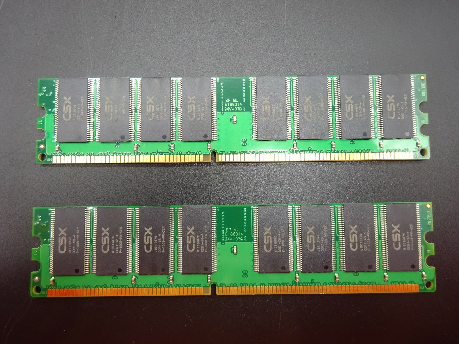 CSX 2GB (2x1GB) DDR1 CSXO-D1-LO-400-1GB 400Mhz 64Mx8 PC3200-1024 DIMM # ...
