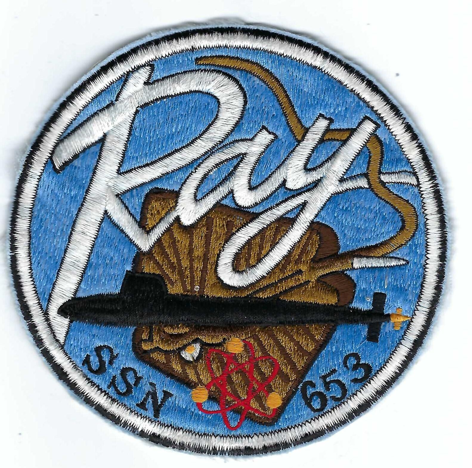 USS Ray SSN 653 - Vintage - fr private collection - 5 inch EonT ...