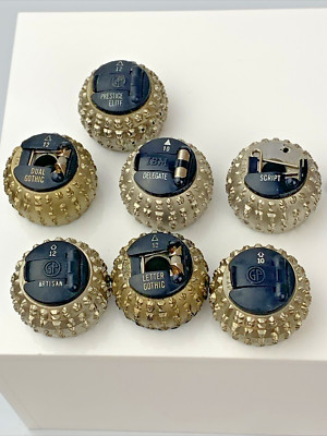 Typewriters & Word Processors - Ibm Selectric Typewriter Font Balls Heads