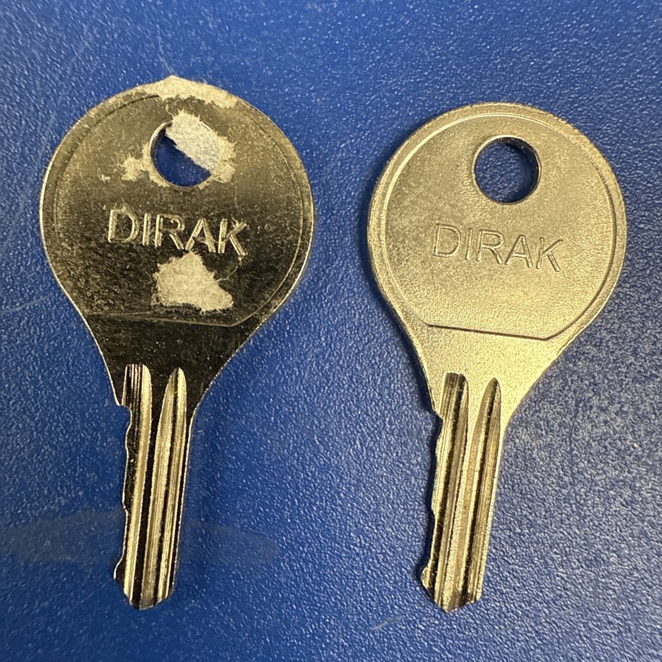 Dirak 2233 Key. Used With Ormadus Tissue Paper Dispenser . | eBay