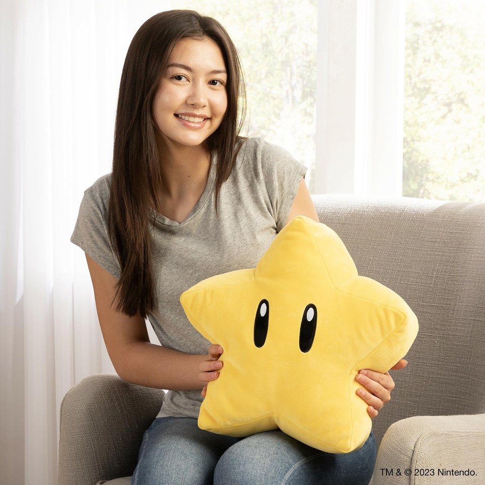 Club Mocchi Mocchi- Super Mario Plush - Super Star Plushie - Squishy ...