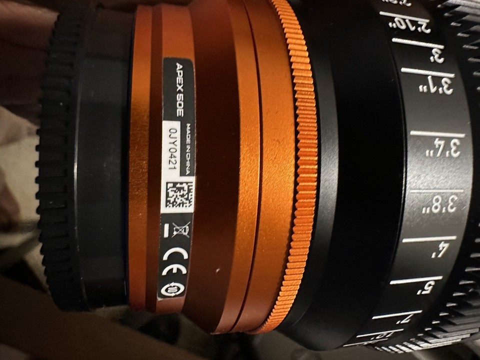 BLAZAR APEX 50mm T1.8 1.33X Auto Focus Anamorphic Lens for Sony E-mount ...