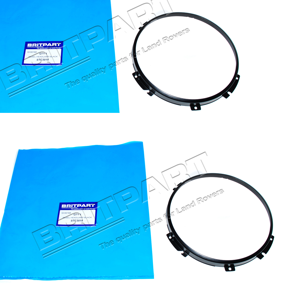 LAND ROVER DEFENDER 1983-16 & RR CLASSIC 1992-1995 BEZEL HEADLAMP ...