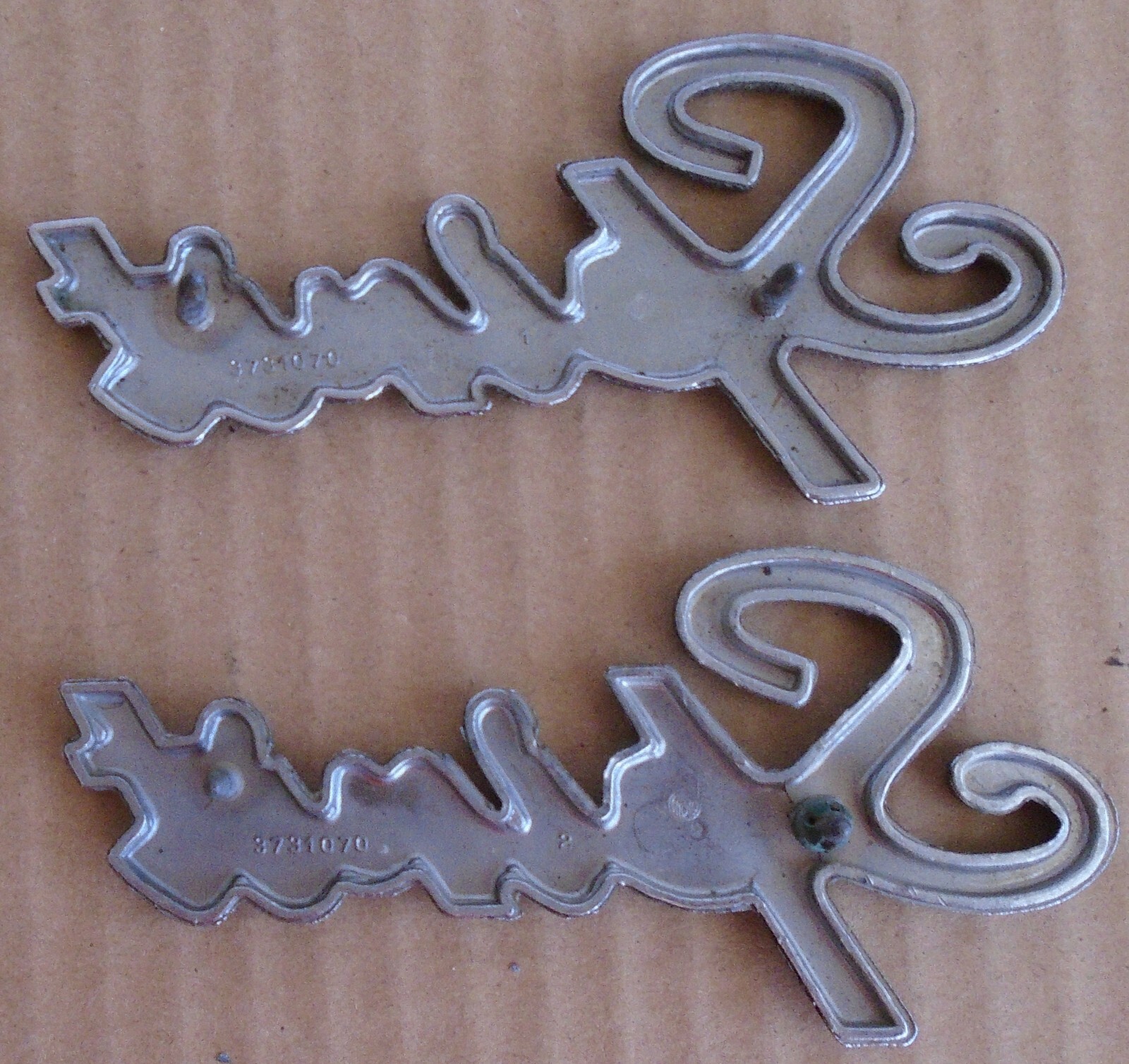 1979-83 AMC Spirit Pair Of Front Fender Emblems Nameplates Badges ...