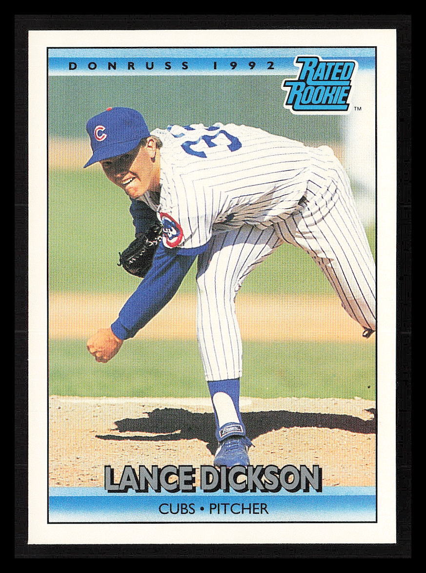 Lance Dickson 1992 Donruss #421 Chicago Cubs | eBay