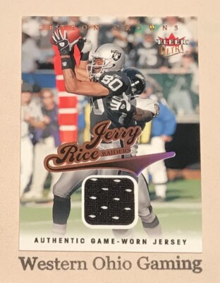 2004 Fleer Ultra Jerry Rice #39 Season Crowns Jersey Card #074/349 MADE ...