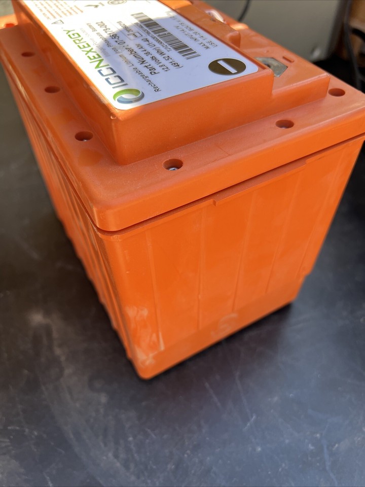 ICCNexergy Lithium Iron Phosphate Battery 07-56178-002 12.8 Parts 38.4 ...