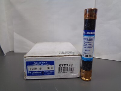 New Lot Littelfuse FLSR 15 Amp Fuses FRS-R-15 Class RK5 600V NIB | eBay
