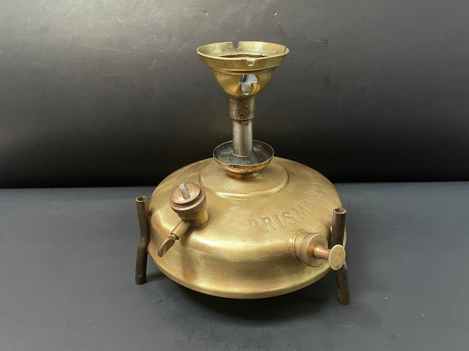 Old Vintage Prisma No.100 Kerosene Pressure Brass Camping Stove, Made ...