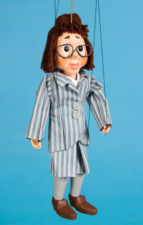 HURVINEK, SPEJBL, MANICKA, KATERINA - 4 wooden marionettes, handmade ...