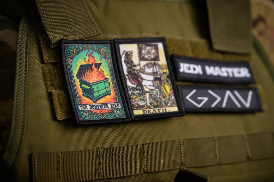 Design Your Own Custom Morale Patch Tactical ARMY Hook Military USA ...