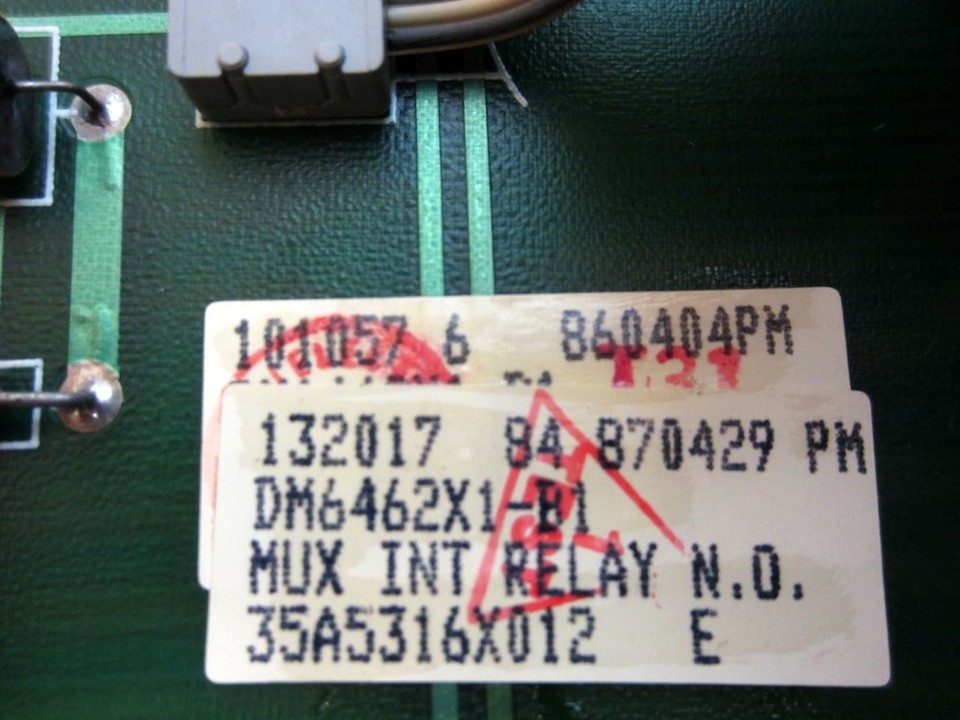 Fisher Rosemount 35A5316X012 DM6462 Mux Internal Relay Board DM6462X1 ...