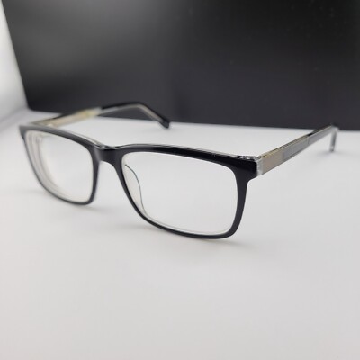 Robert Mitchel RM 9002 BK/CR Eyeglasses (FRAMES ONLY) 54-17-145 Black | eBay