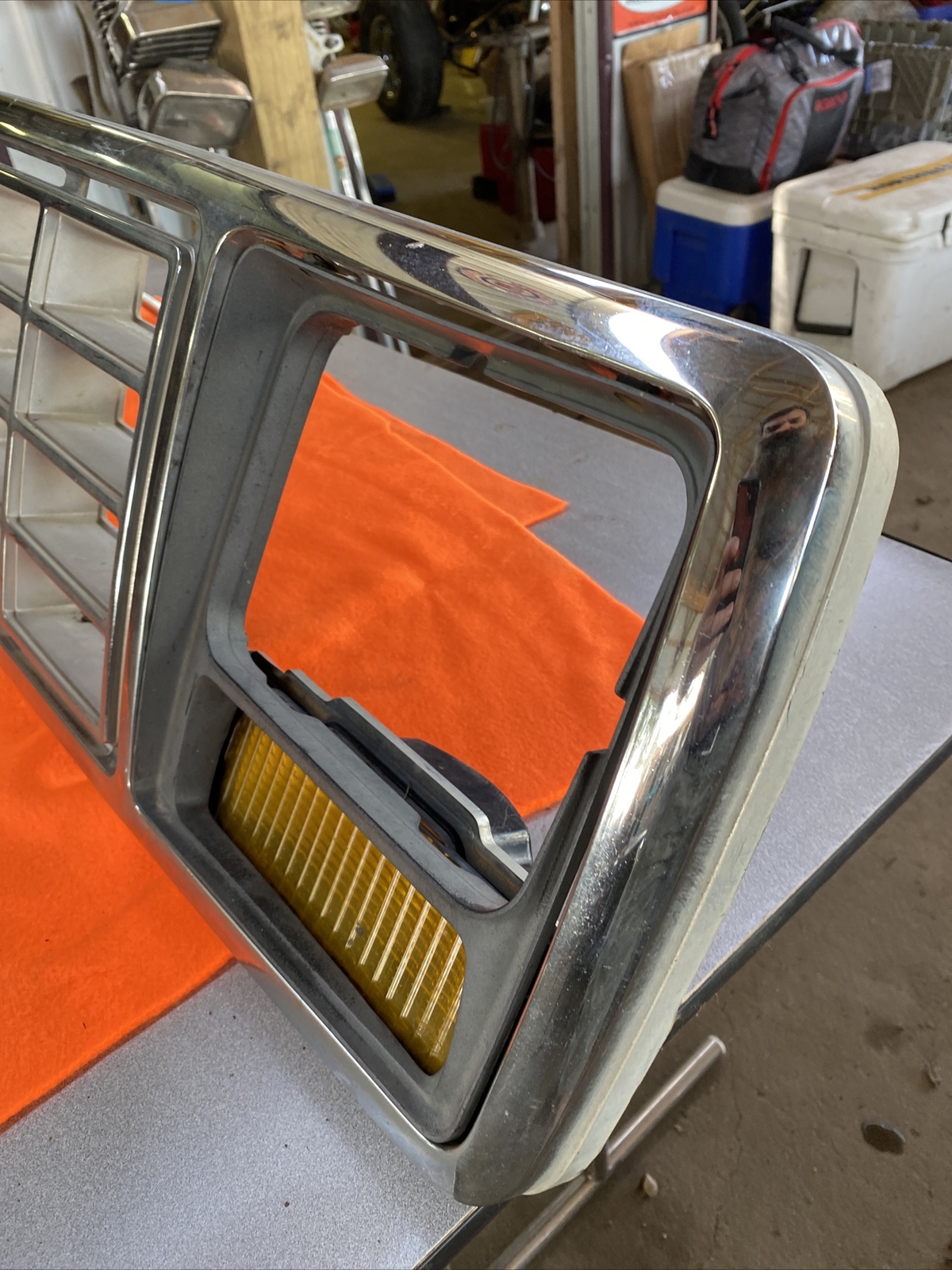 OEM 1983-1991 Ford Econoline Van Grill Chrome Nice E150 Good Time ...