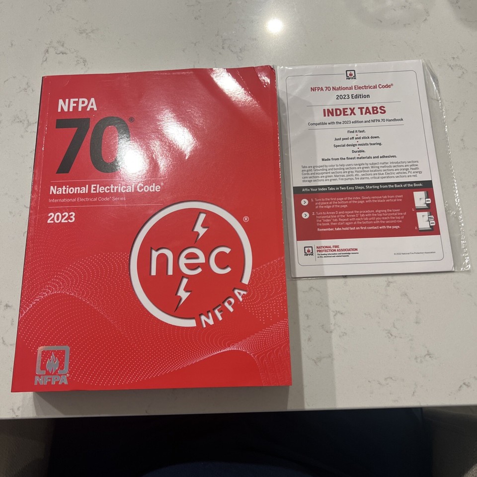 New NFPA 70 NEC 2023 National Electrical Code Paperback With Tabs ...