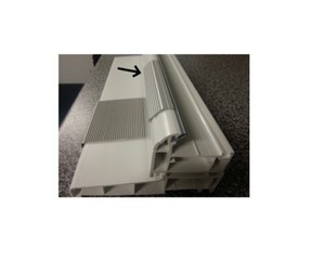 Upvc Door Bottom Threshold Rail Kick Strip 1000mm Long Aluminium | eBay