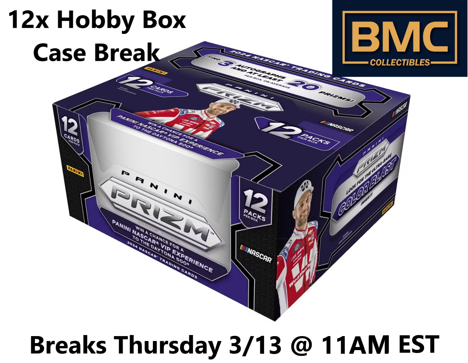 Vinnie Miller 2024 Panini Prizm NASCAR 1x Case Break #14 | eBay