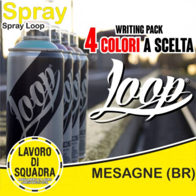 Loop Colors - Spray Paint Can - Writing 4 Pack Colors of Choice | eBay