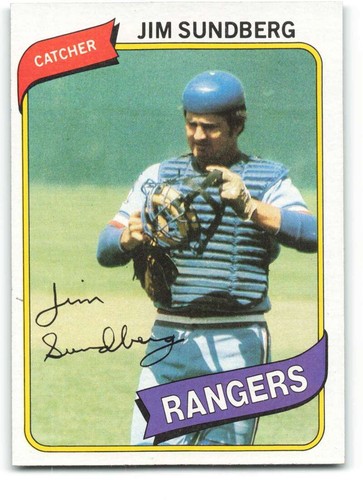 1980 Topps #530 Jim Sundberg NM+ Rangers DP ID:341111 | eBay