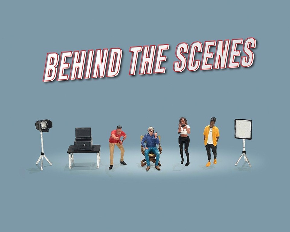 American Diorama Figures Behind The Scenes 2426 1/64 | eBay