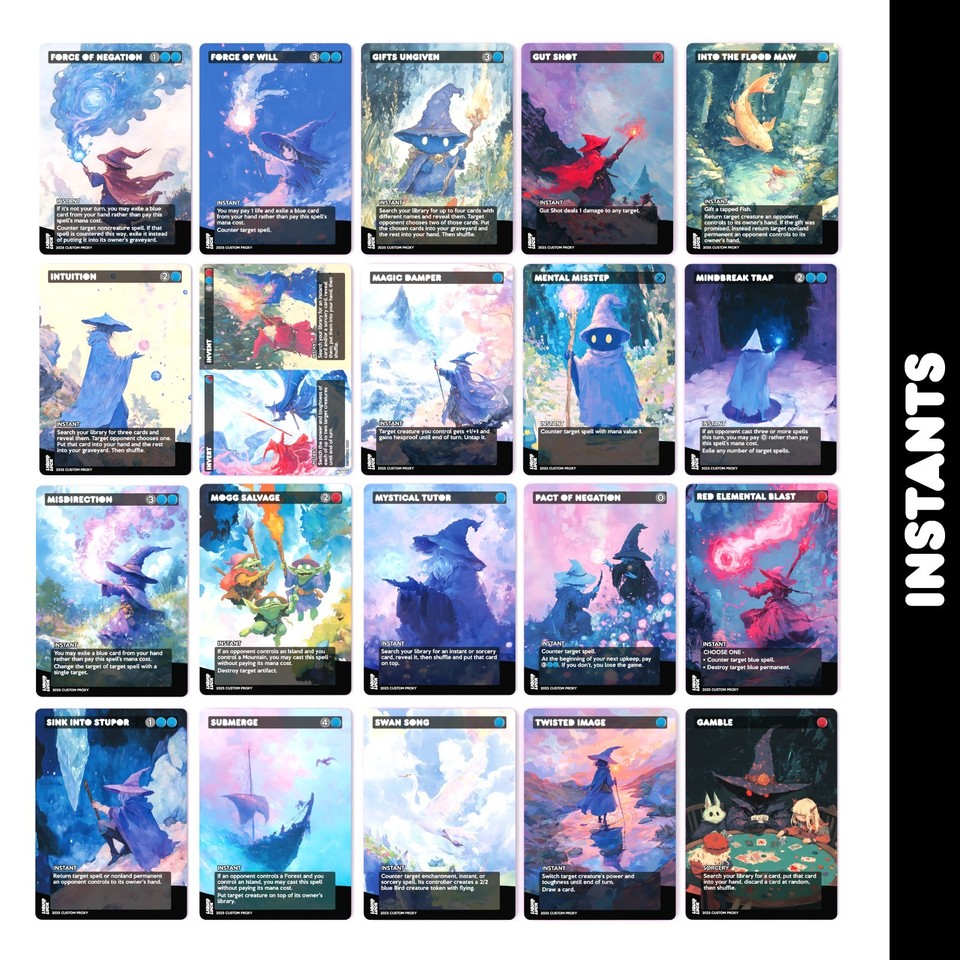 Vivi Ornitier X MTG Custom Altered Art | Full 100 Card EDH Deck w ...