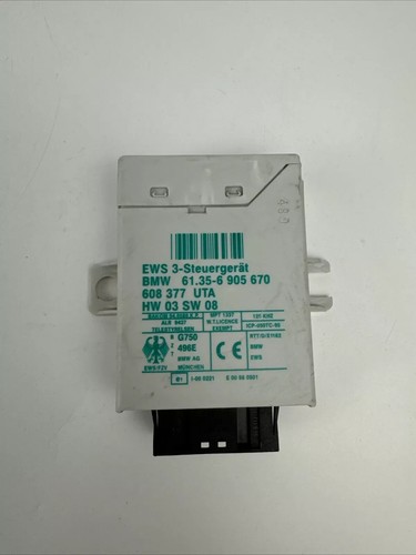 BMW E46 E39 E38 E83 E53 E85 E86 E52 3 5 7 X5 Z4 EWS 3 IMMOBILIZER CNTR ...