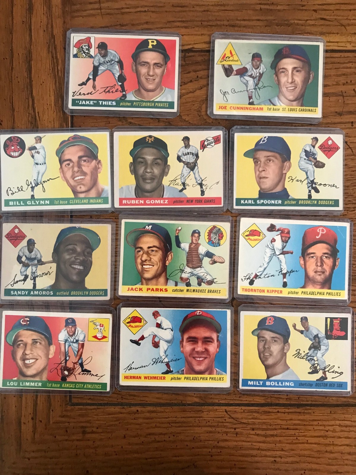 Lou Limmer 1955 Topps Baseball Card (2396) | eBay