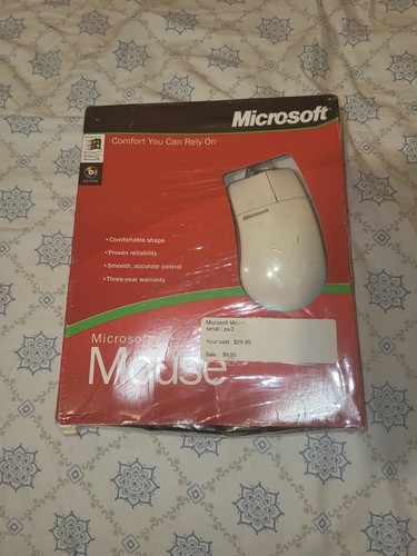 Vintage 90s Serial Original Microsoft Mouse Windows 95 Dos for sale ...