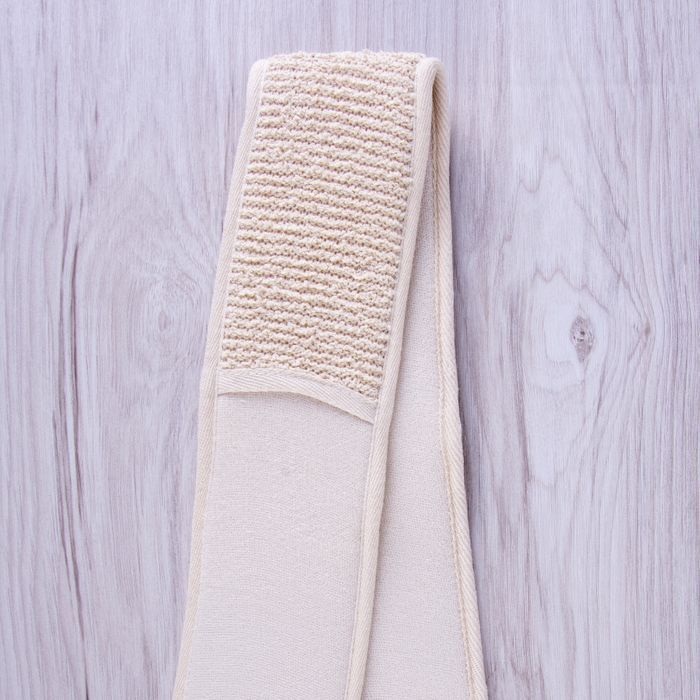 3x Clevinger Eco Double Sided Cotton/Hemp & Sponge Back Scrubber 8 ...