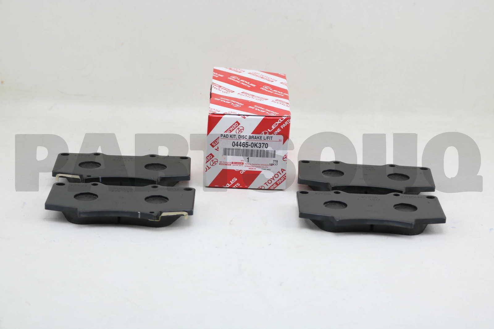044650K370 Genuine Toyota PAD KIT, DISC BRAKE 04465-0K370 | eBay Australia