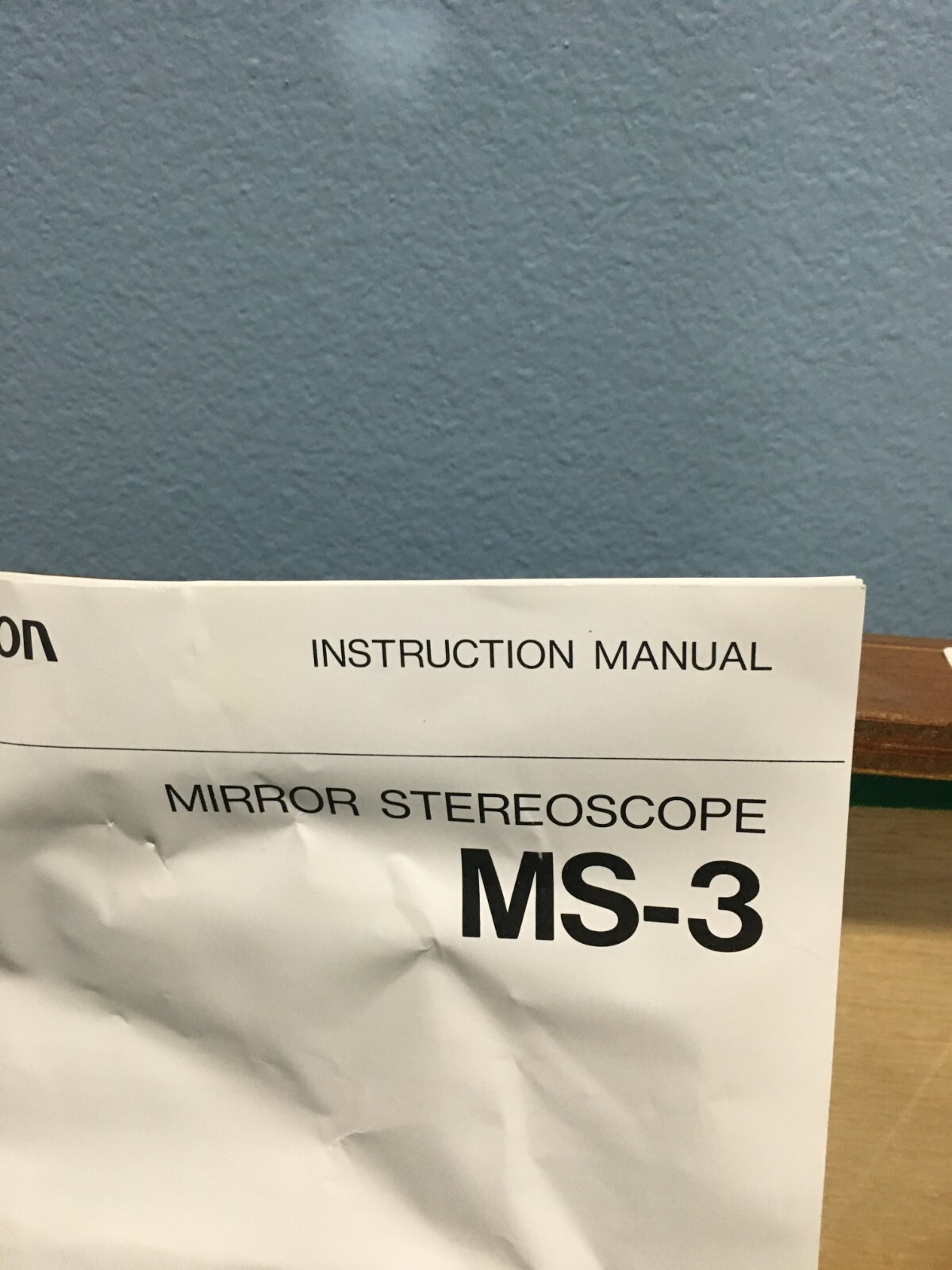 Topcon MS-3 Mirror Mapping Stereoscope Topography In Case | eBay