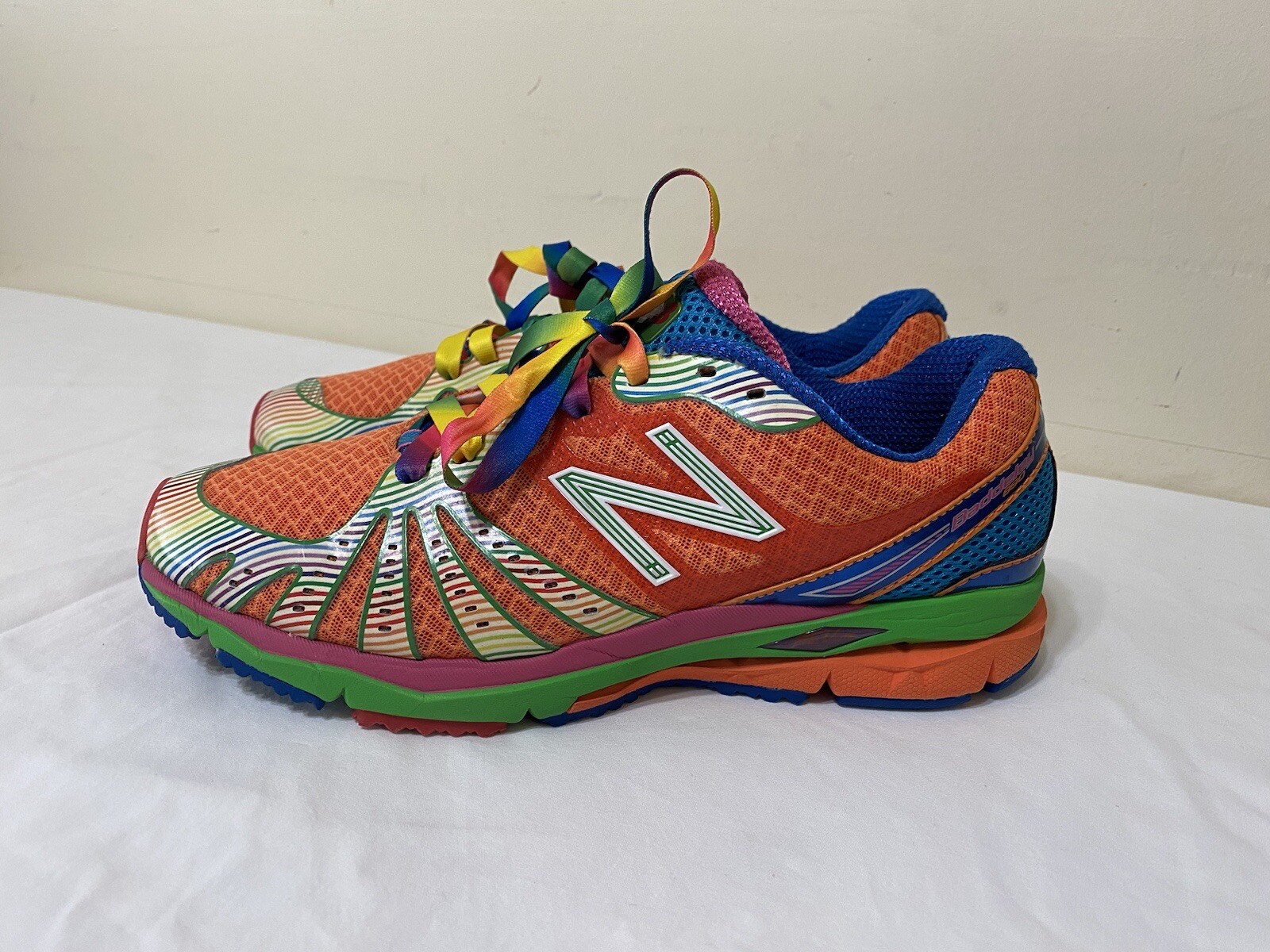 New Balance 890 Barringer WR890RW Neon Orange Sneaker… - Gem