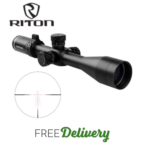 Riton Optics X3 Conquer 6-24x50 Scope, 30mm Tube, MPSR Illuminated ...