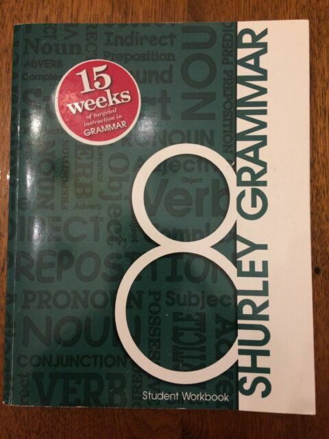 Shurley English Level 8 Student Grammar Workbook Homeschool or Middle ...