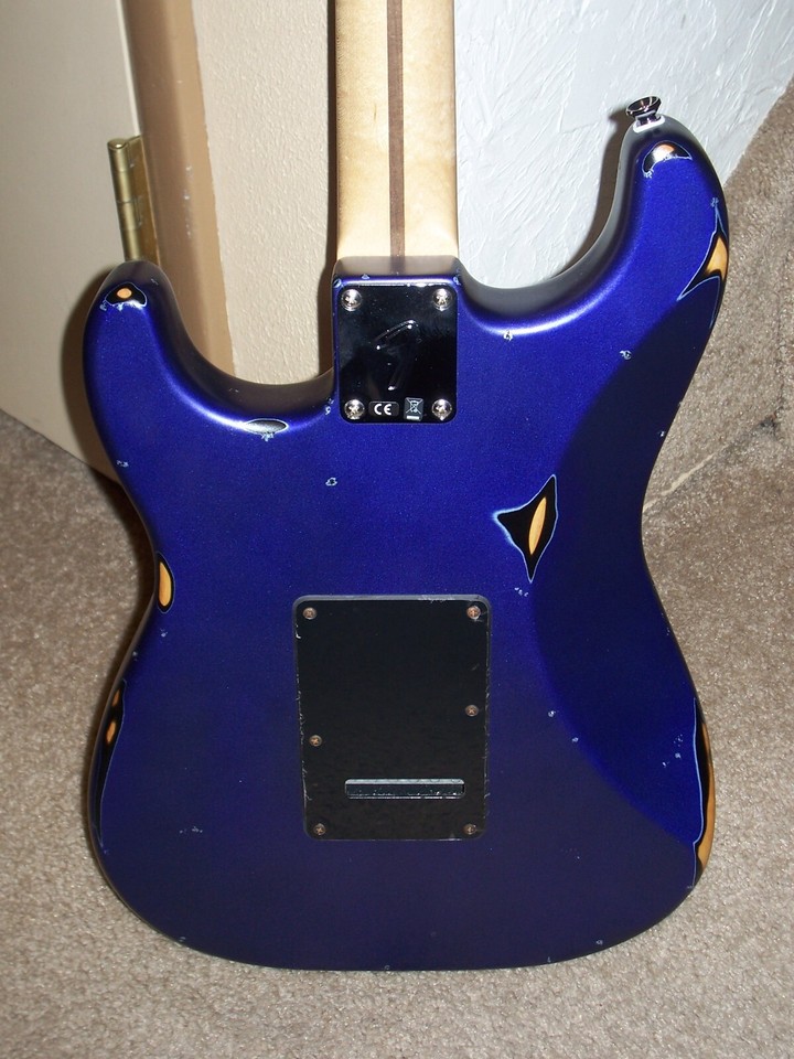 Bad Azz Custom Stratocaster - Relic'd Strat - Warmoth Maple/Maple Neck ...
