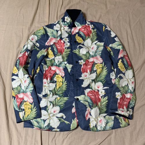 Engineered Garments Reversible hibiscus wool jacket - Gem