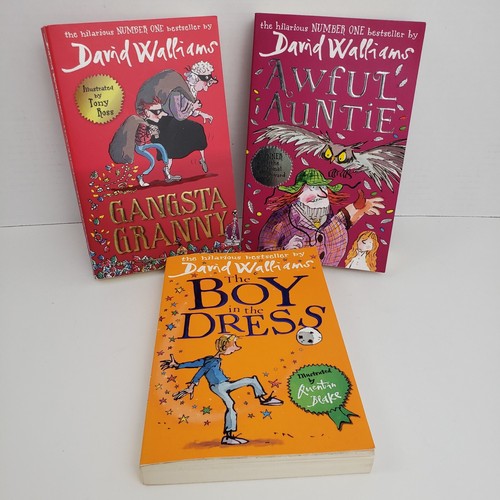 Lot of 3: Gangsta Granny + Awful Auntie + Boy Dress-Paperback By ...