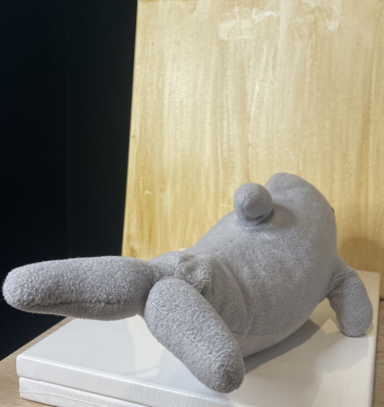 Gray Dolphin Stuffed Plush Soft Faded Tag Stuffy Toy 16 Inches ...