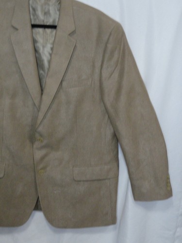 Andrew Fezza Blazer Sports Coat Jacket Dark Tan Men's Size 46R Soft ...