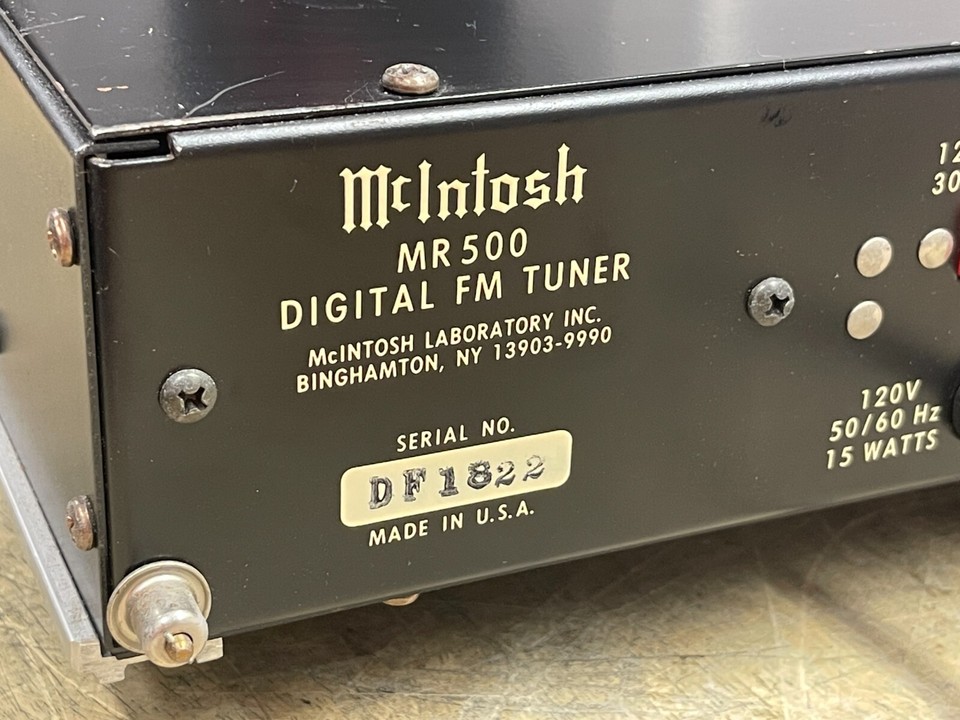 MCINTOSH MR500 Digital Tuner | eBay