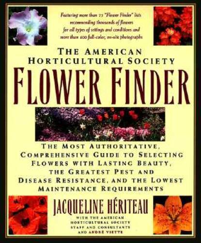 The American Horticultural Society Flower Finder - Hardcover - GOOD ...