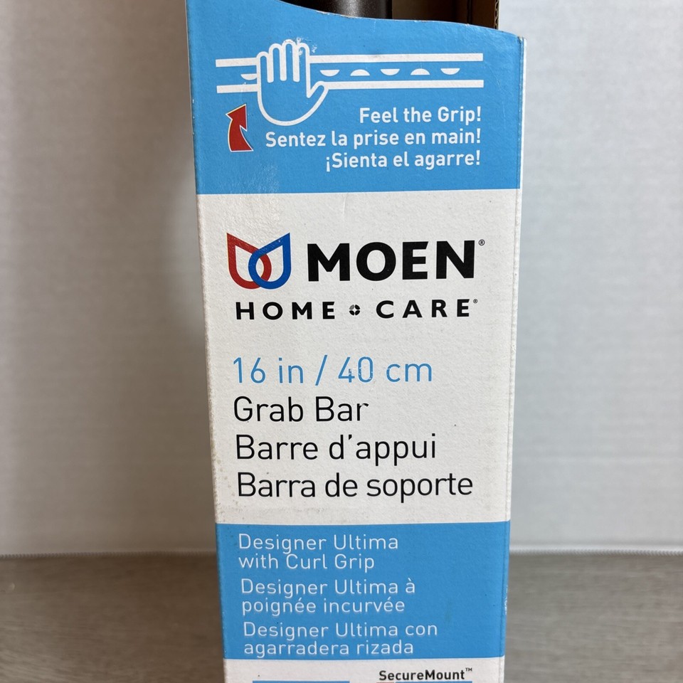 MOEN Home Care DESIGNER 16" Old World Bronze GRAB BAR w/Curl Grip NEW ...