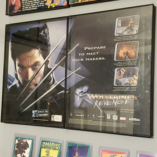 FRAMED 2003 Marvel X-Men X2 Wolverine's Revenge PS2 XBOX Video Game ...
