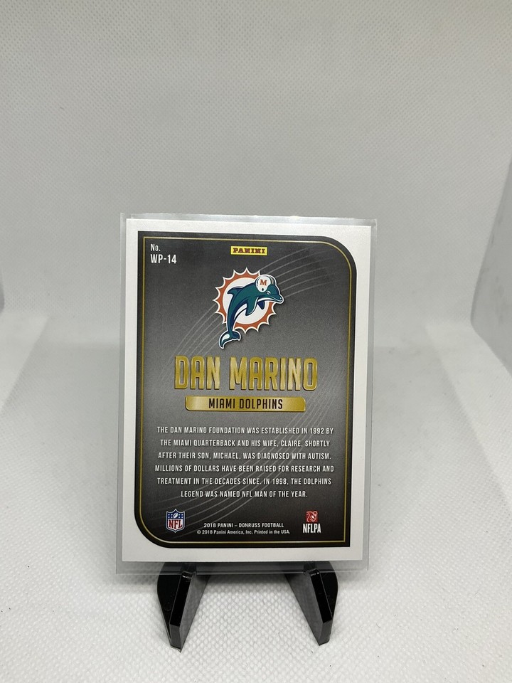 2018 PANINI DONRUSS MAN OF THE YEAR DAN MARINO #14 DOLPHINS | eBay