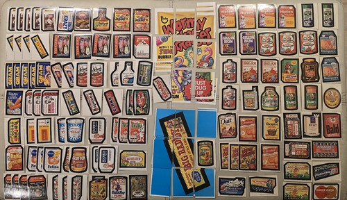 VTG 1970s Topps Wacky Packs Series 4, 5, 6 More - Set Plus Duplicates ...