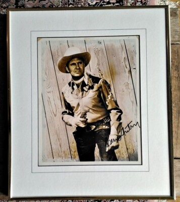 Gene Autry Signed Photograph with COA Nice Frame 8 by 10 Excellent | eBay
