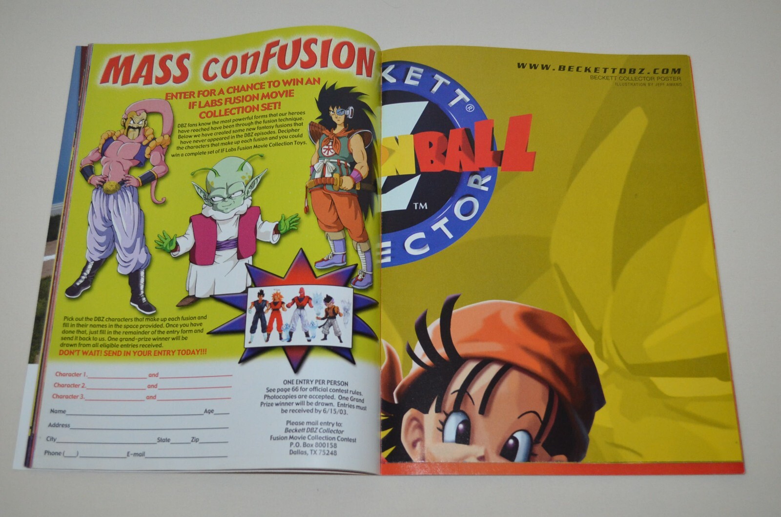 Dragon Ball Z DBZ Beckett Magazine May 2003 Vol. 4 No. 5 Issue 30 w/ Pan poster | eBay