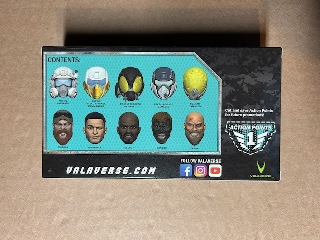 Valaverse Action Force Figure Head Pack Alpha | eBay